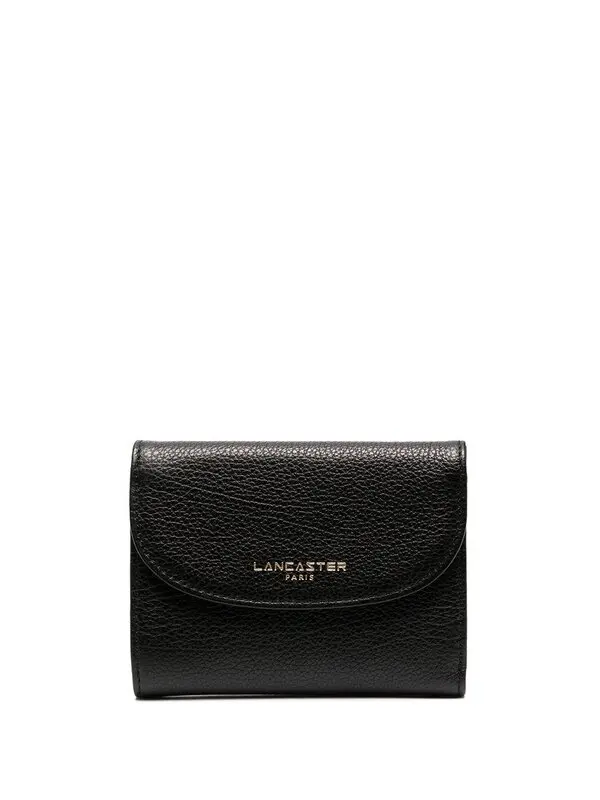 LANCASTER Dune Pebbled Bifold Wallet - Black