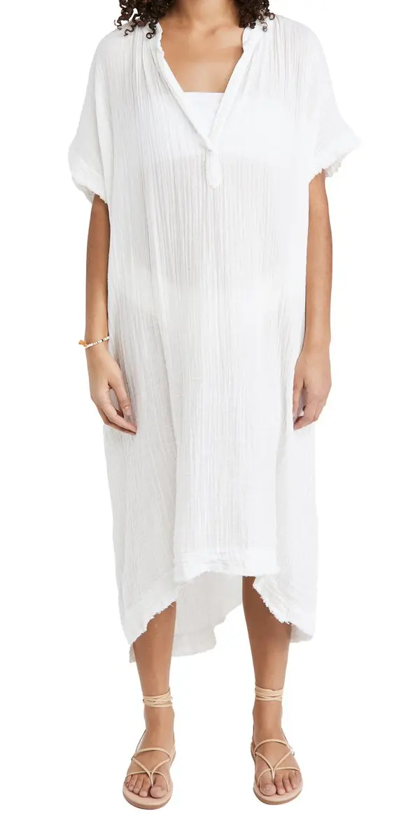 9seed Tunisia Caftan - White