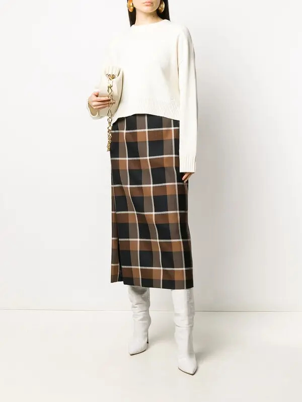 Loulou De Saison Loulou Studio Cropped Knit Jumper - Neutrals