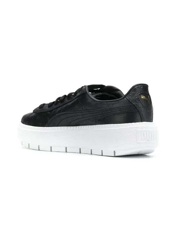 PUMA Platform Trace Ostrich Sneakers - Black