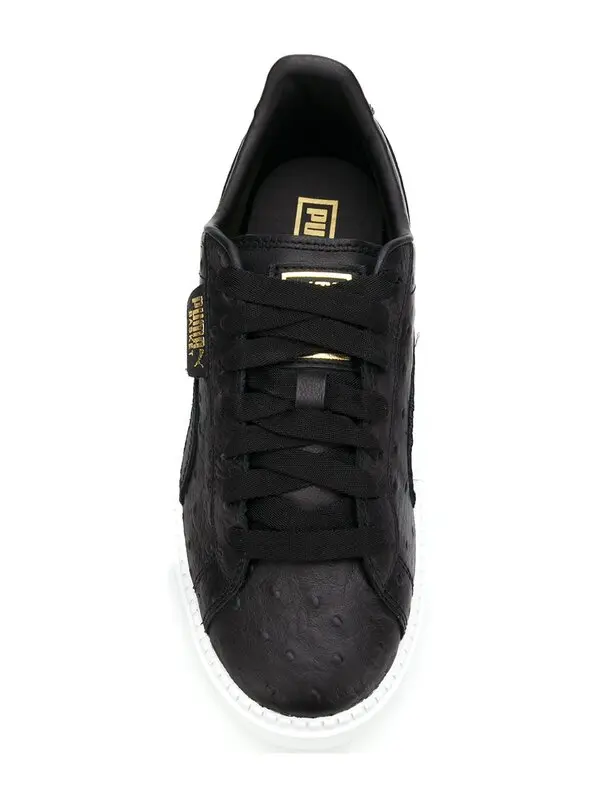 PUMA Platform Trace Ostrich Sneakers - Black