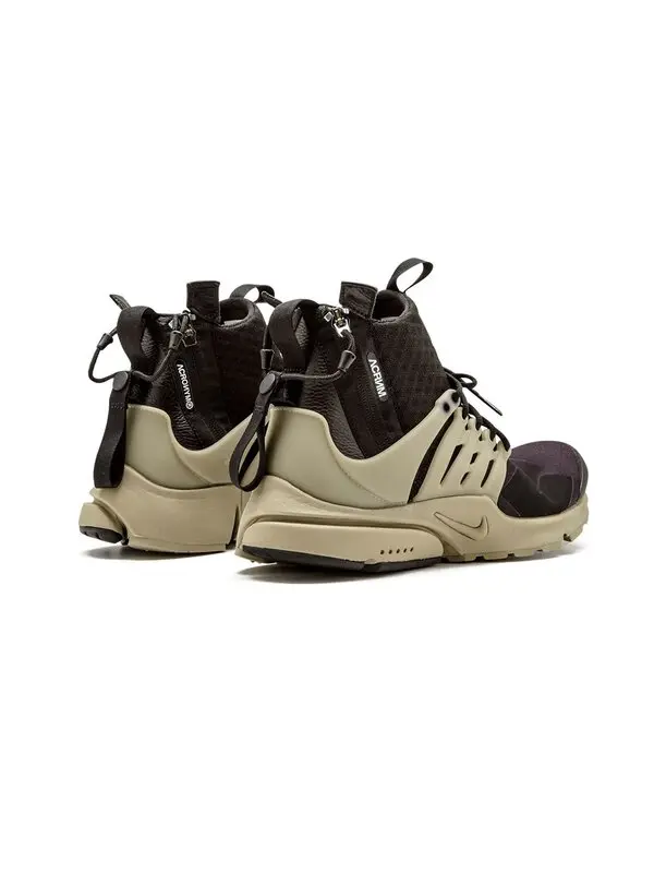 Nike X Acronym Air Presto Mid Sneakers - Black
