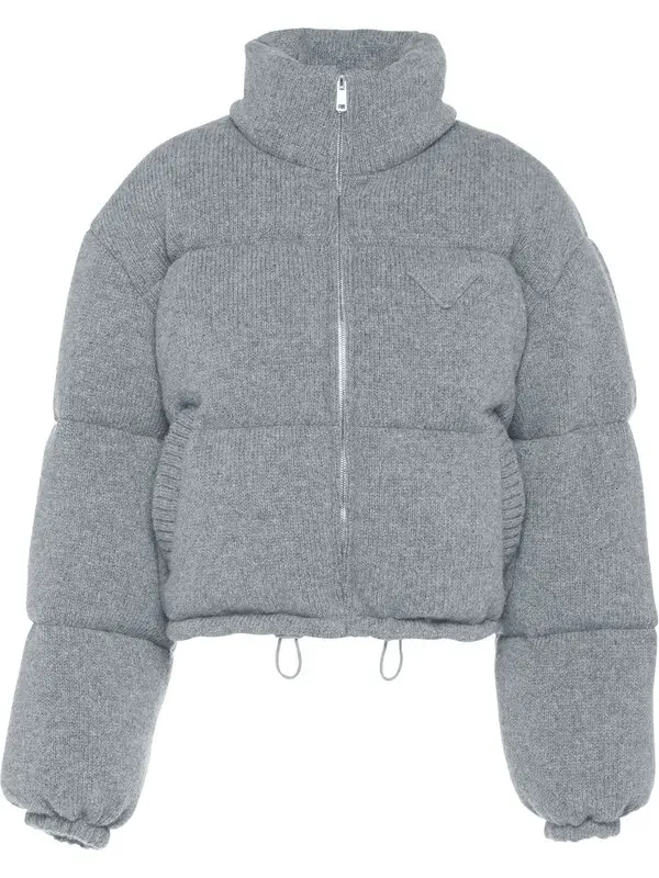 Prada Wool And Cashmere Puffer Jacket