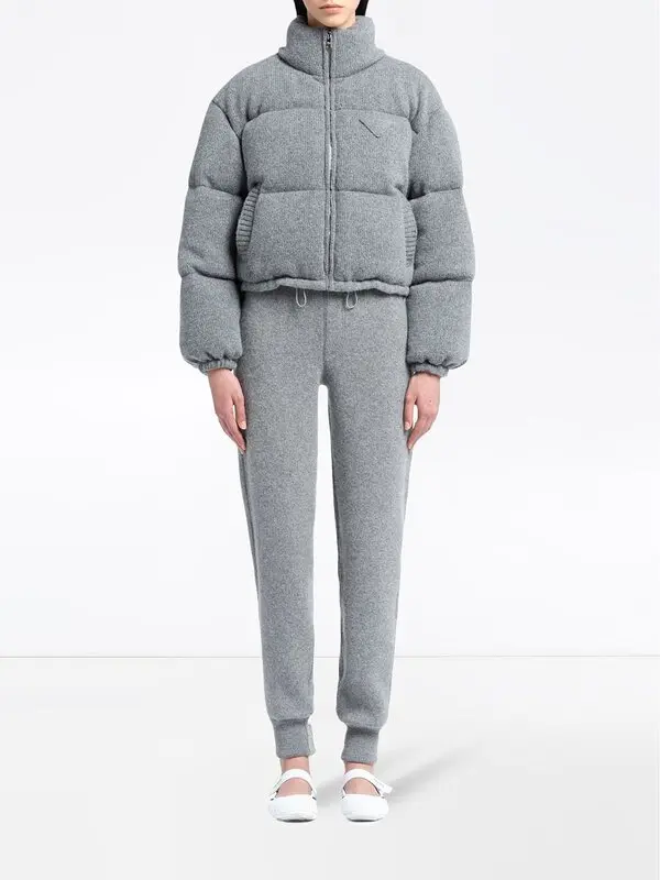 Prada Wool And Cashmere Puffer Jacket