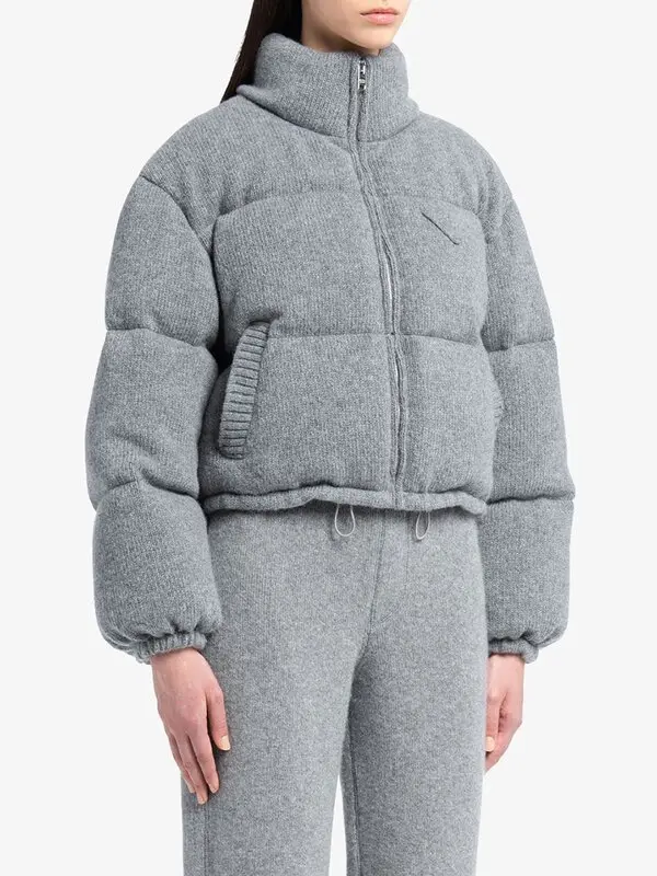 Prada Wool And Cashmere Puffer Jacket