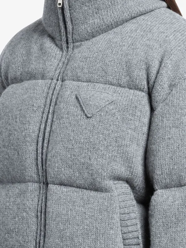 Prada Wool And Cashmere Puffer Jacket