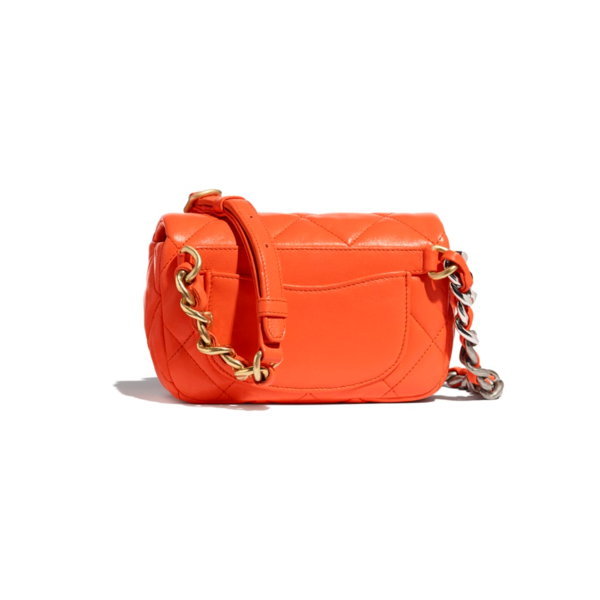Chanel 19 Waist Bag Orange Editorialist