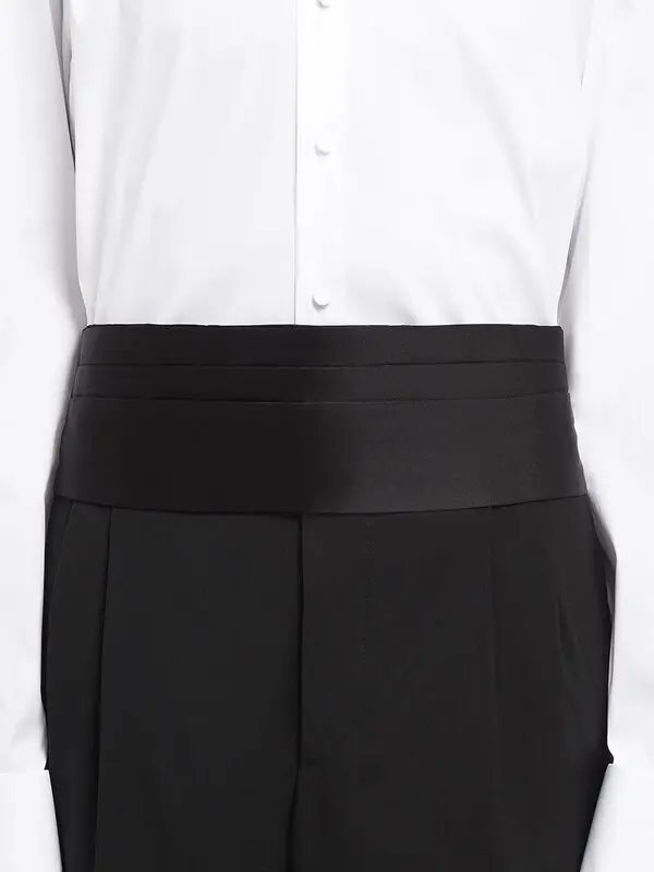 Prada Satin Tuxedo Cummerbund