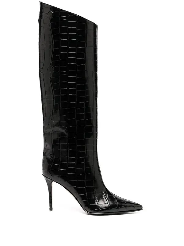 LE SILLA Eva Crocodile-effect Boots