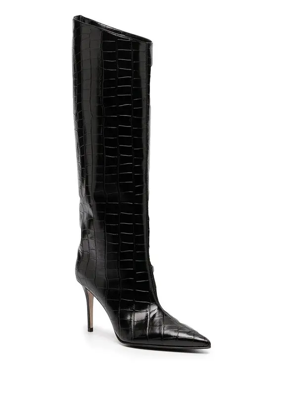 LE SILLA Eva Crocodile-effect Boots