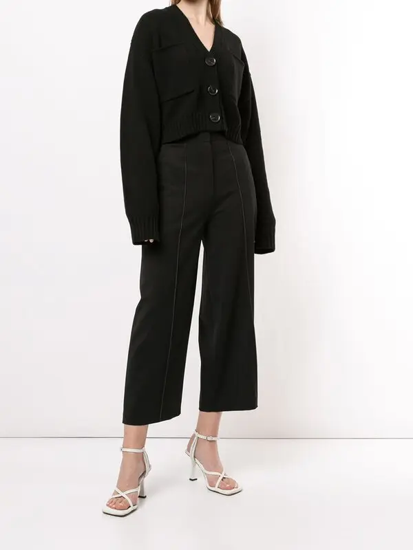 Proenza Schouler Eco Cashmere Cardigan - Black