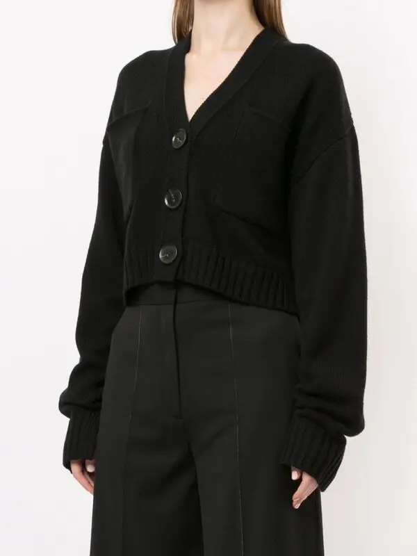 Proenza Schouler Eco Cashmere Cardigan - Black