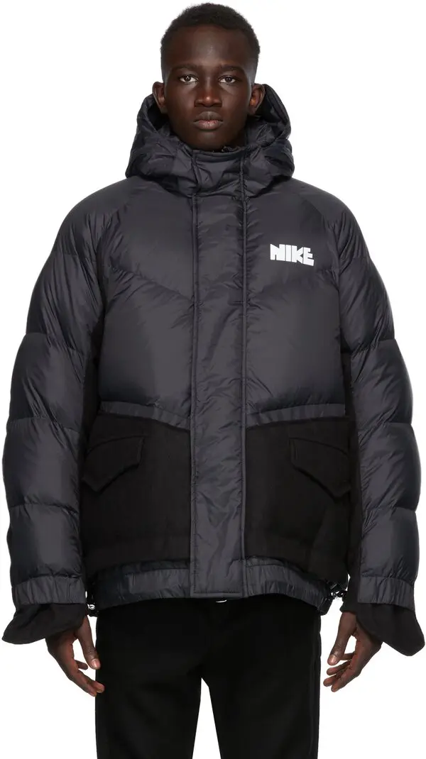 nm-1261) NIKE×Sacai NRG レイヤードジャケット MA-1 中古・古着通販】NIKE (ナイキ) sacai (サカイ) NRG LAYERED JKT/NRG