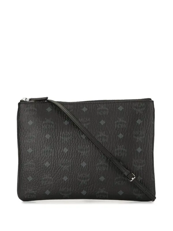 Mcm Pouch-pocket Crossbody Bag - Black
