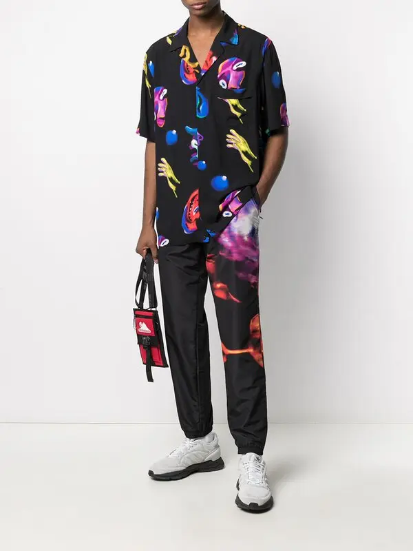 COUNTY OF MILAN Flower Print Track Pants