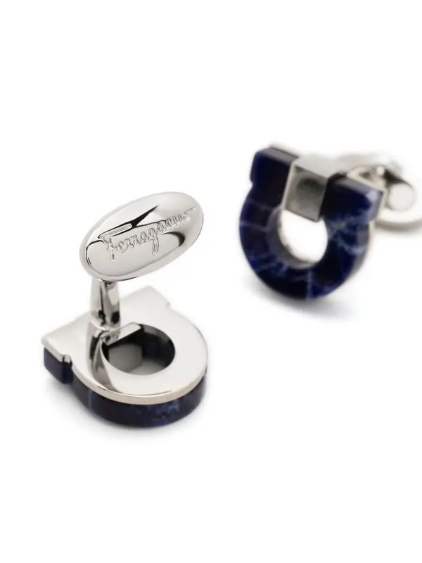FERRAGAMO Gancini Cufflinks - Silver