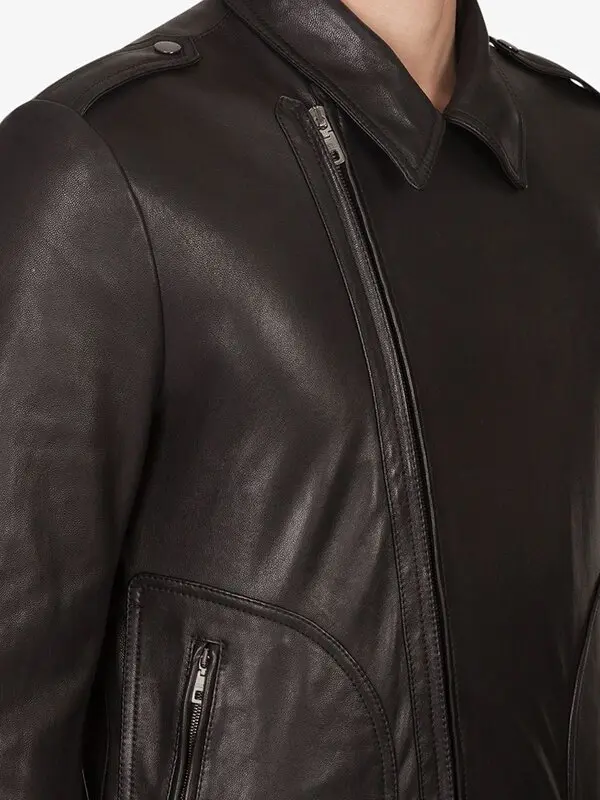 Dolce & Gabbana Leather Biker Jacket