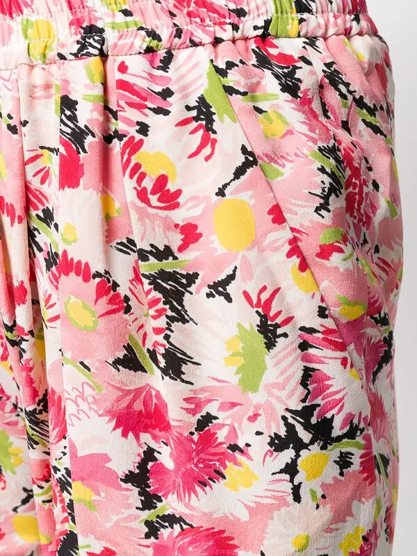 Stella McCartney Floral Print Cotton Trousers