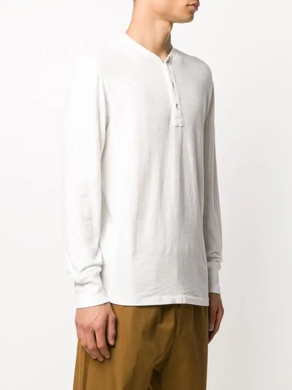 Rag & Bone Round-split Neck Long-sleeved Top