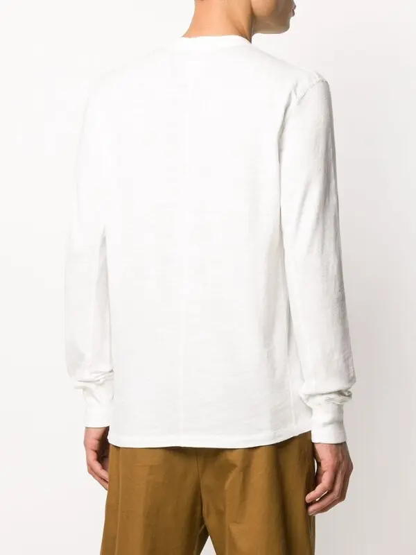 Rag & Bone Round-split Neck Long-sleeved Top