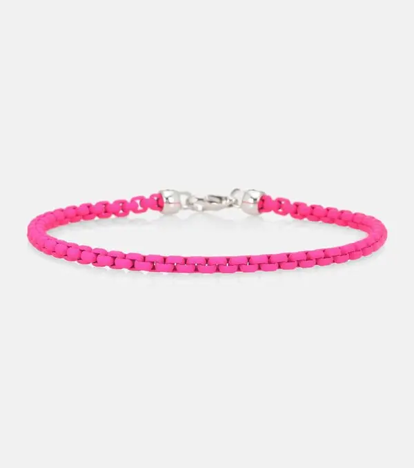 EERA Eéra Giada 18kt White-gold Anklet - Pink
