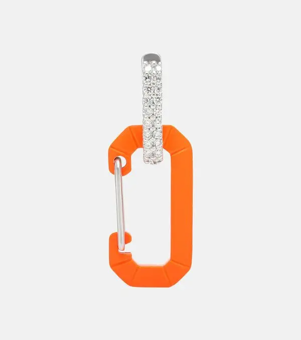 EERA Eéra Chiara Small Single Earring - Orange