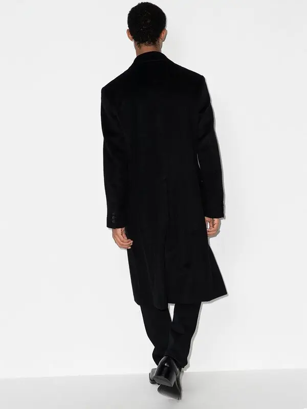 Our Legacy Peak-lapel Double-breasted Coat - Black