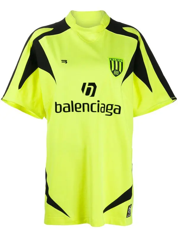 Balenciaga Logo Print Football T-shirt