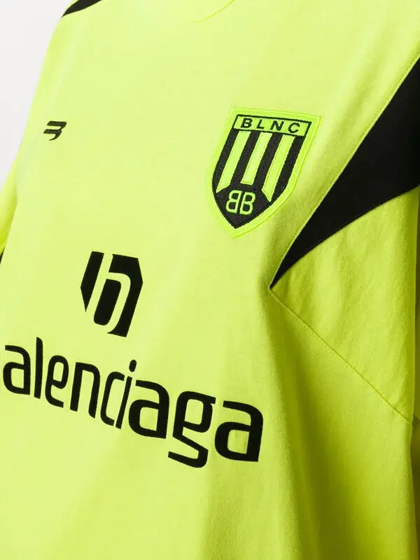 Balenciaga Logo Print Football T-shirt