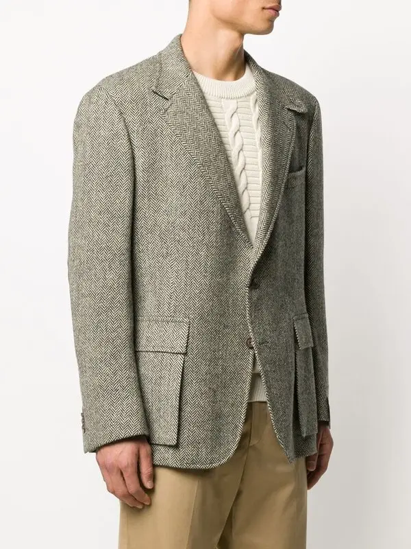 Polo Ralph Lauren Herringbone Single-breasted Blazer