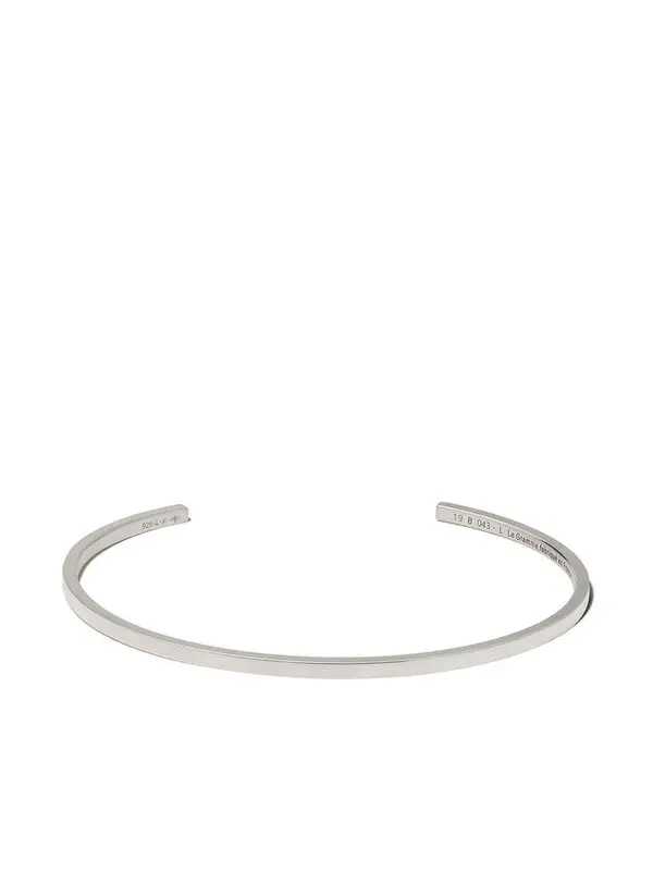 Le Gramme 7 Grams Ribbon Bracelet - Silver