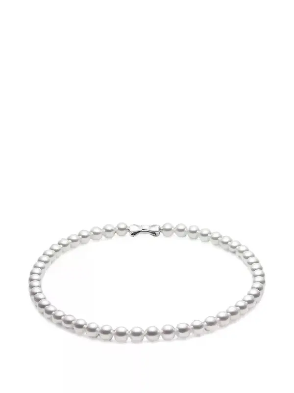 TASAKI Akoya Pearl Choker In 18kt - Silver