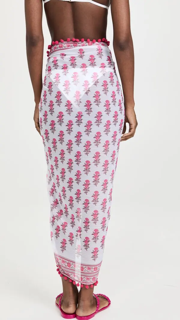 Playa Lucila Border Print Sarong