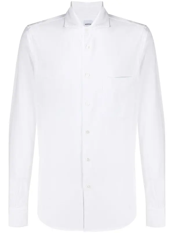 Aspesi Cutaway-collar Pocket Shirt