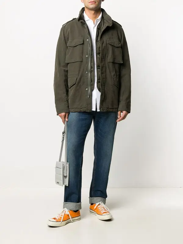 Aspesi Cutaway-collar Pocket Shirt