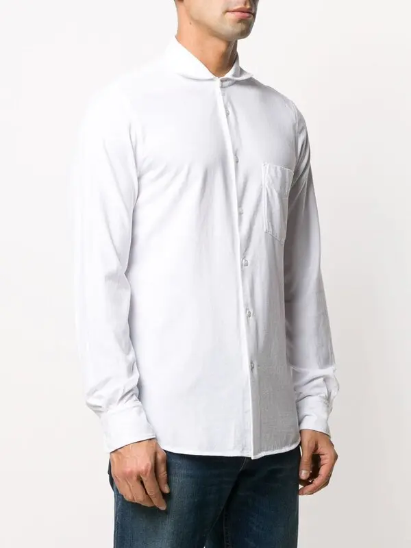 Aspesi Cutaway-collar Pocket Shirt