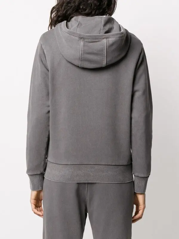 Thom Browne Relaxed Logo-patch Hoodie