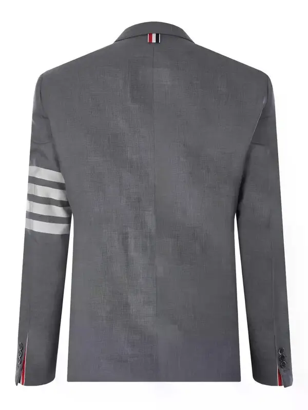 Thom Browne 4-bar Wool Blazer - Grey
