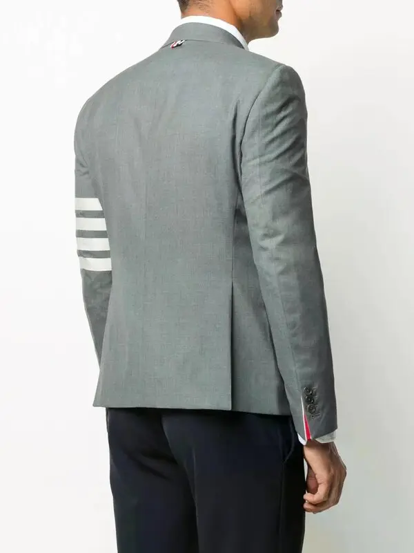 Thom Browne 4-bar Wool Blazer - Grey