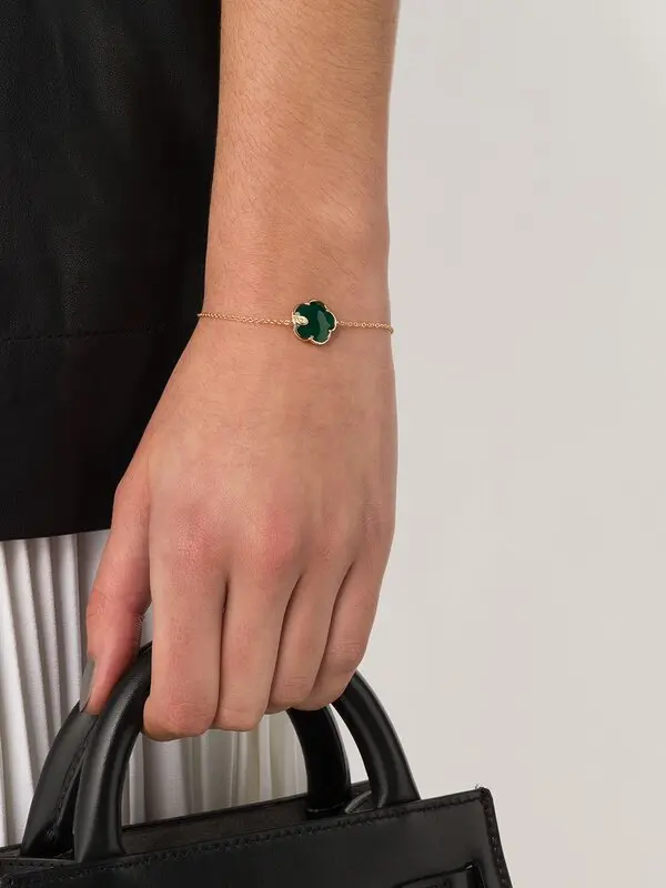 Pasquale Bruni 18kt Petit Joli Agate And Diamond Bracelet - Pink
