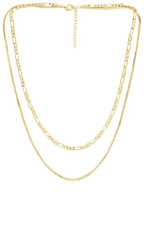 LUV AJ Cecilia Chain Necklace - Gold