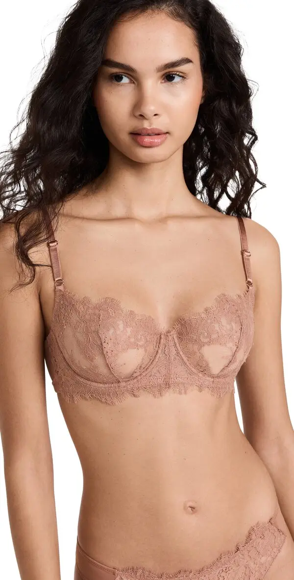 SKARLETT BLUE Entice Balconette Bra - Gleam/terracotta