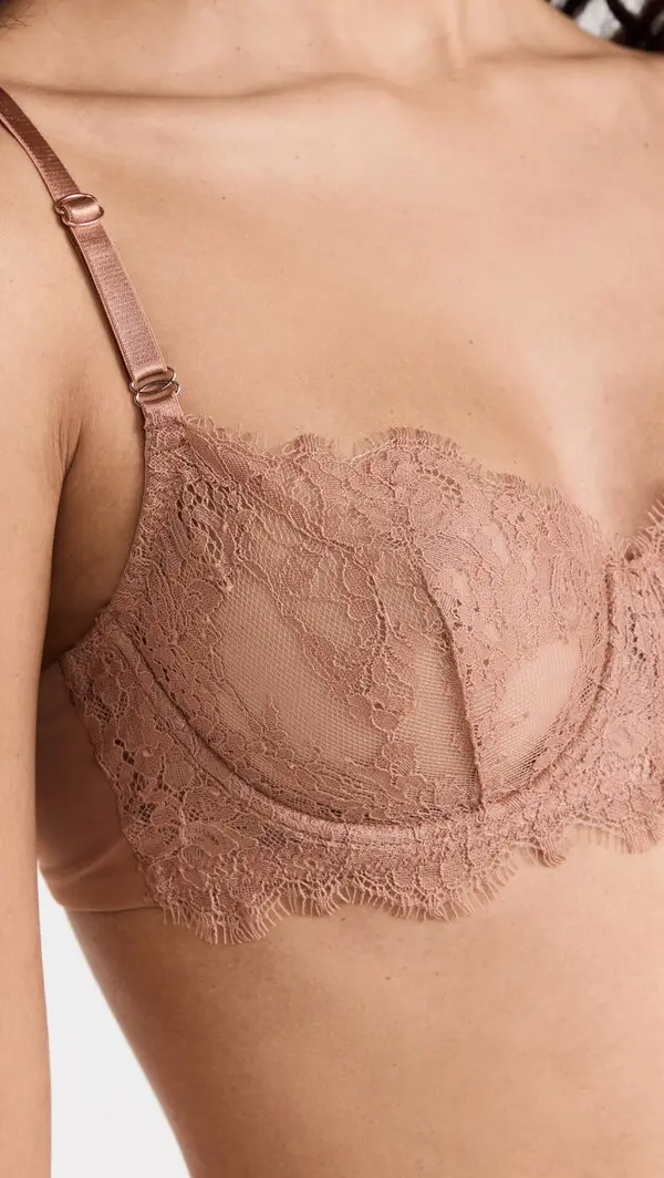 SKARLETT BLUE Entice Balconette Bra - Gleam/terracotta