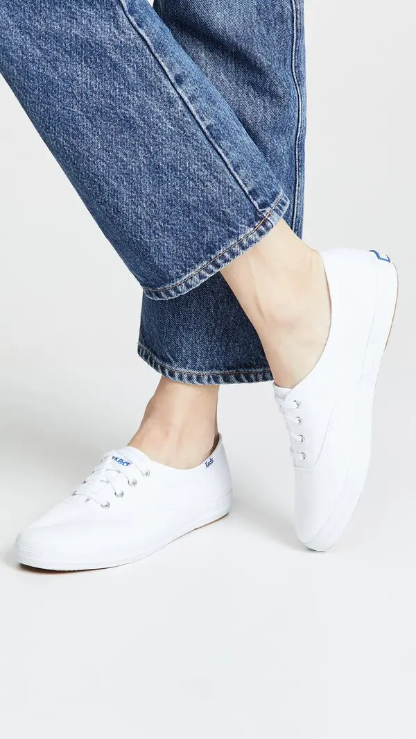 KEDS Champion Lace Up Sneakers - White