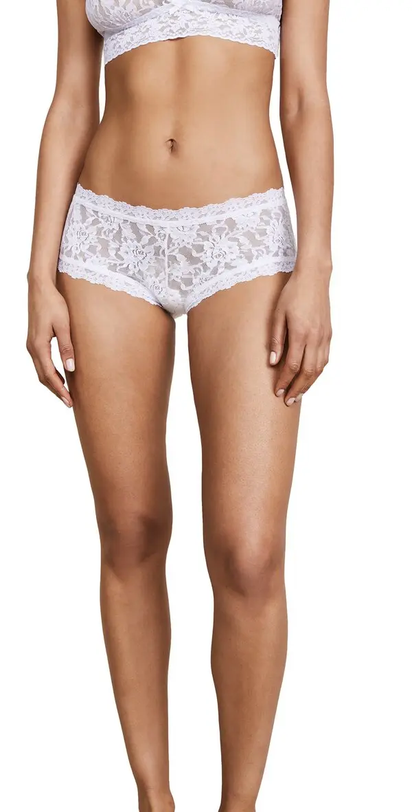 Hanky Panky Signature Lace Boyshorts - White