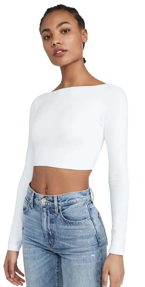 Susana Monaco Scoop Back Crop Top