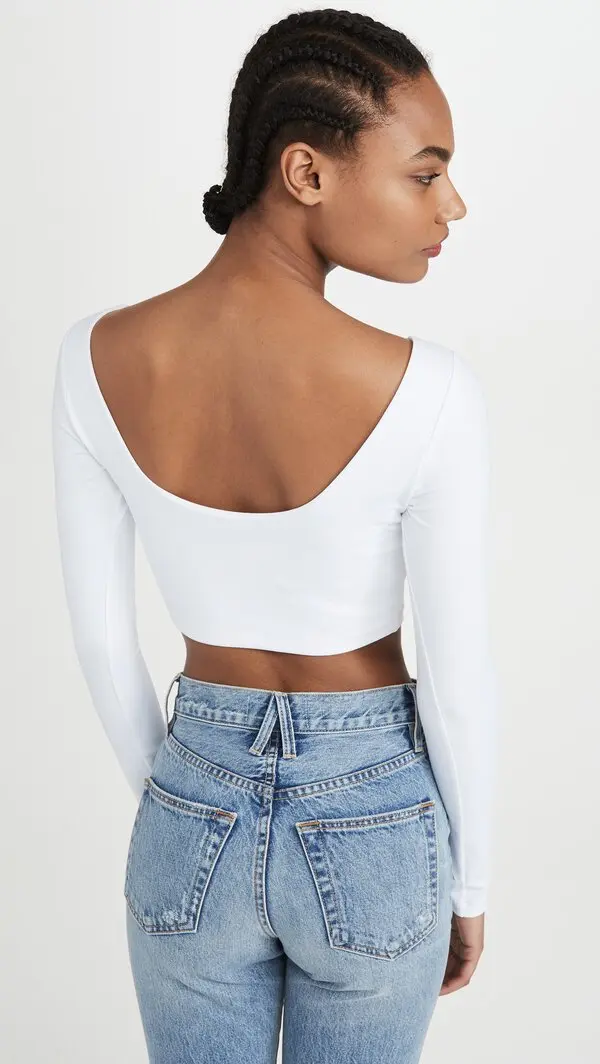 Susana Monaco Scoop Back Crop Top