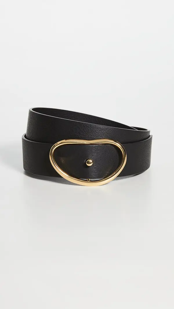 LIZZIE FORTUNATO Wide Georgia Belt - Black