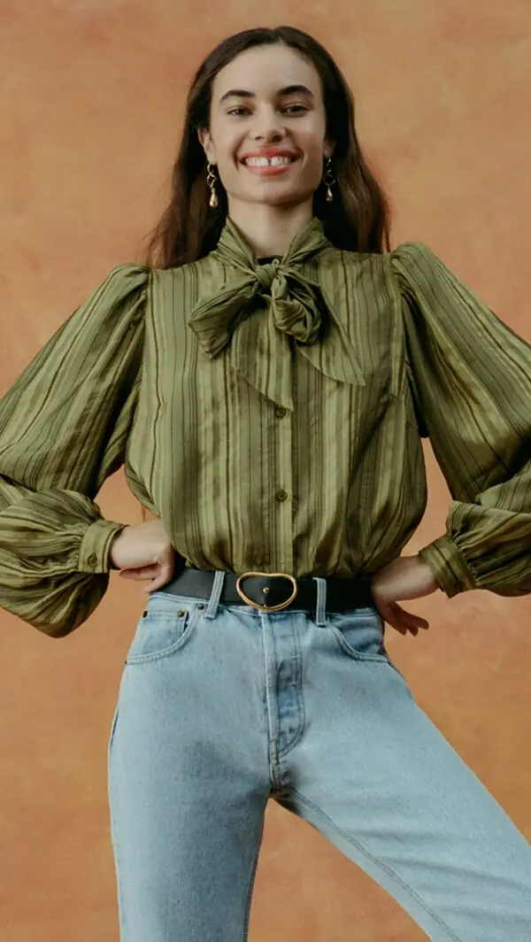 LIZZIE FORTUNATO Wide Georgia Belt - Black