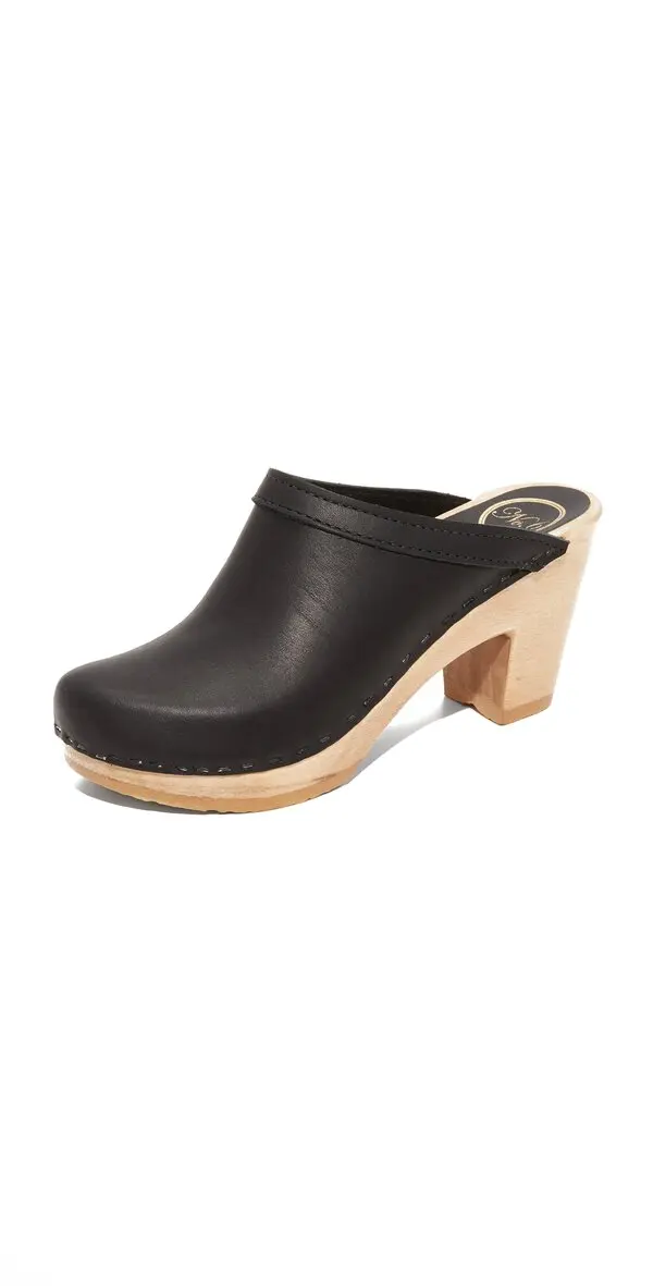 No.6 Old School High Heel Clogs